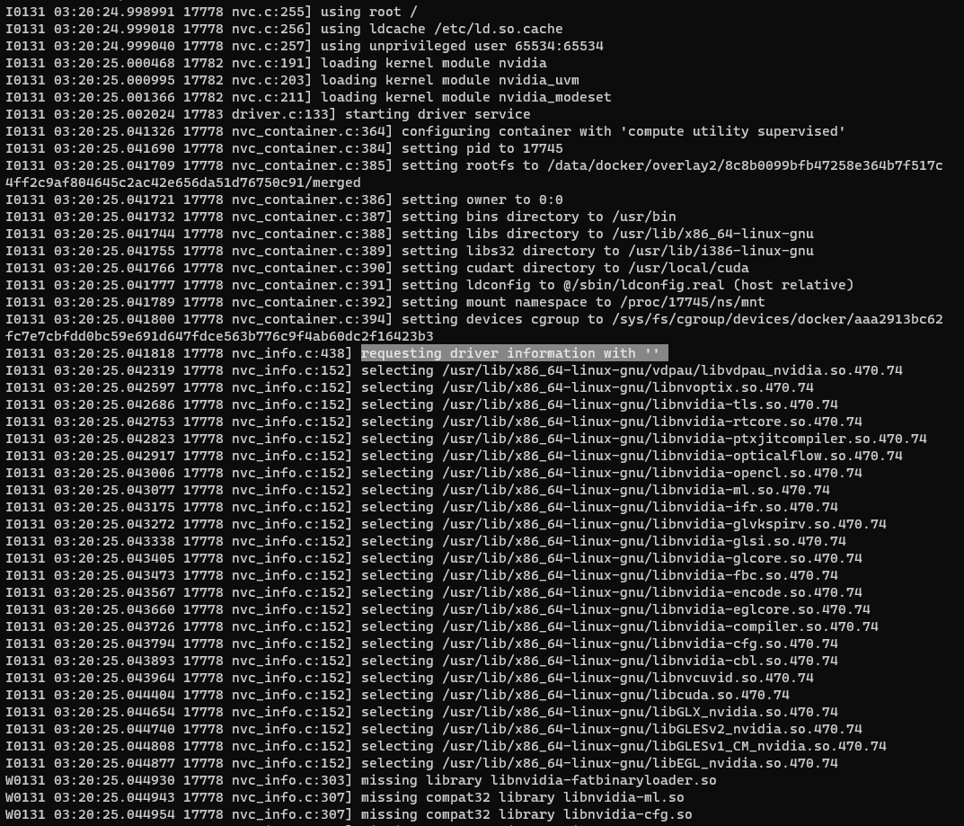 Unable to configure --no-cntlibs or --libs or ... · Issue #122 · NVIDIA/libnvidia-container · GitHub