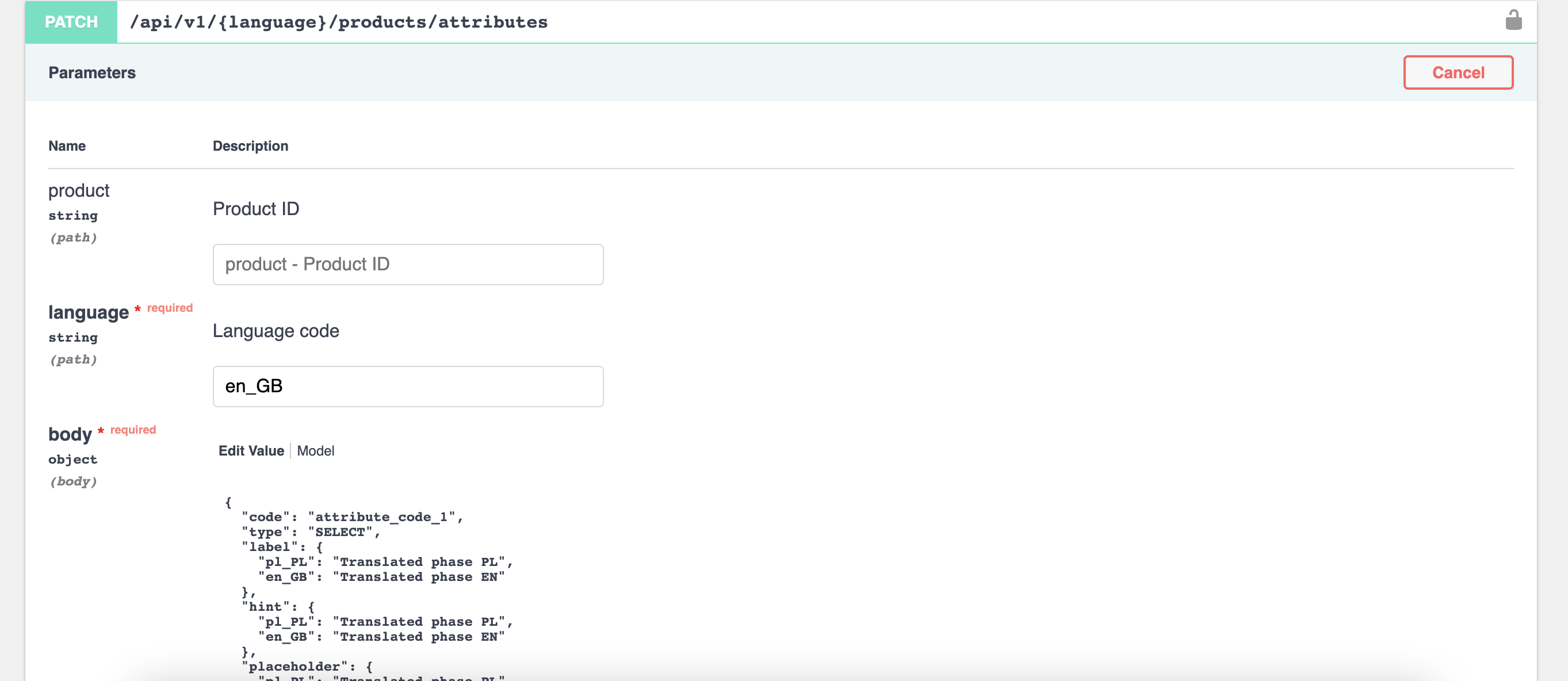 Invalid Api Docs For Mass Product Attributes Update Request · Issue 1765 · Ergonodebackend