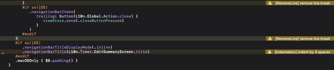 False positive for `RemoveLine` when using `#if` directive · Issue #372 · swiftlang/swift-format ...