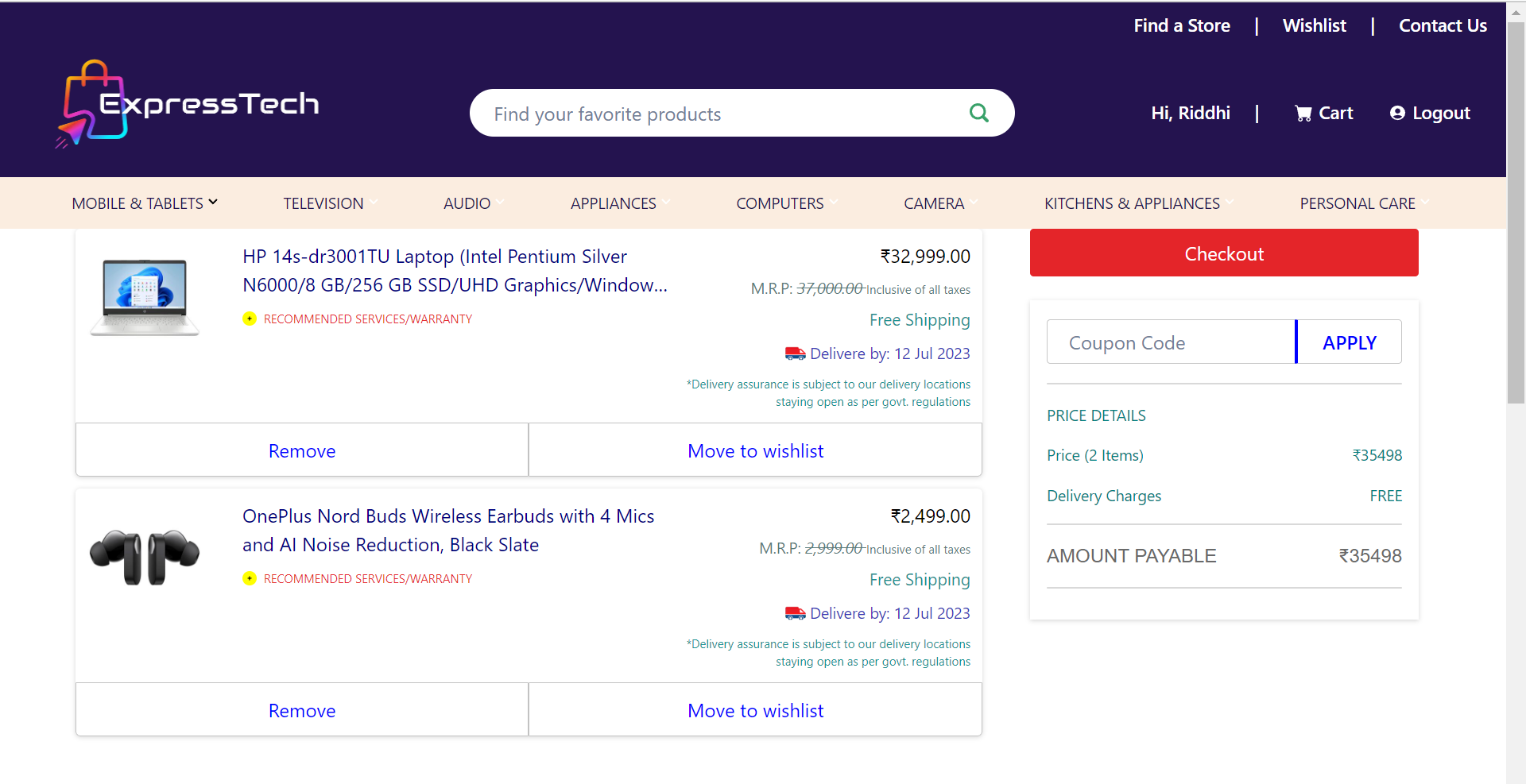 GitHub - Morty05/E-commerce-Project