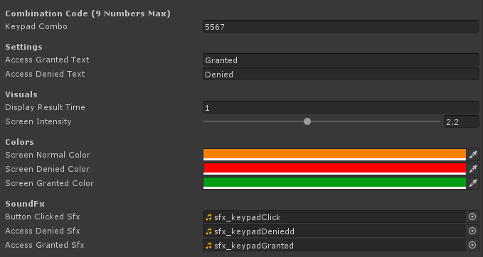 GitHub - navarone77/Keypad: Free & Easy to use keypad passcode asset in Unity