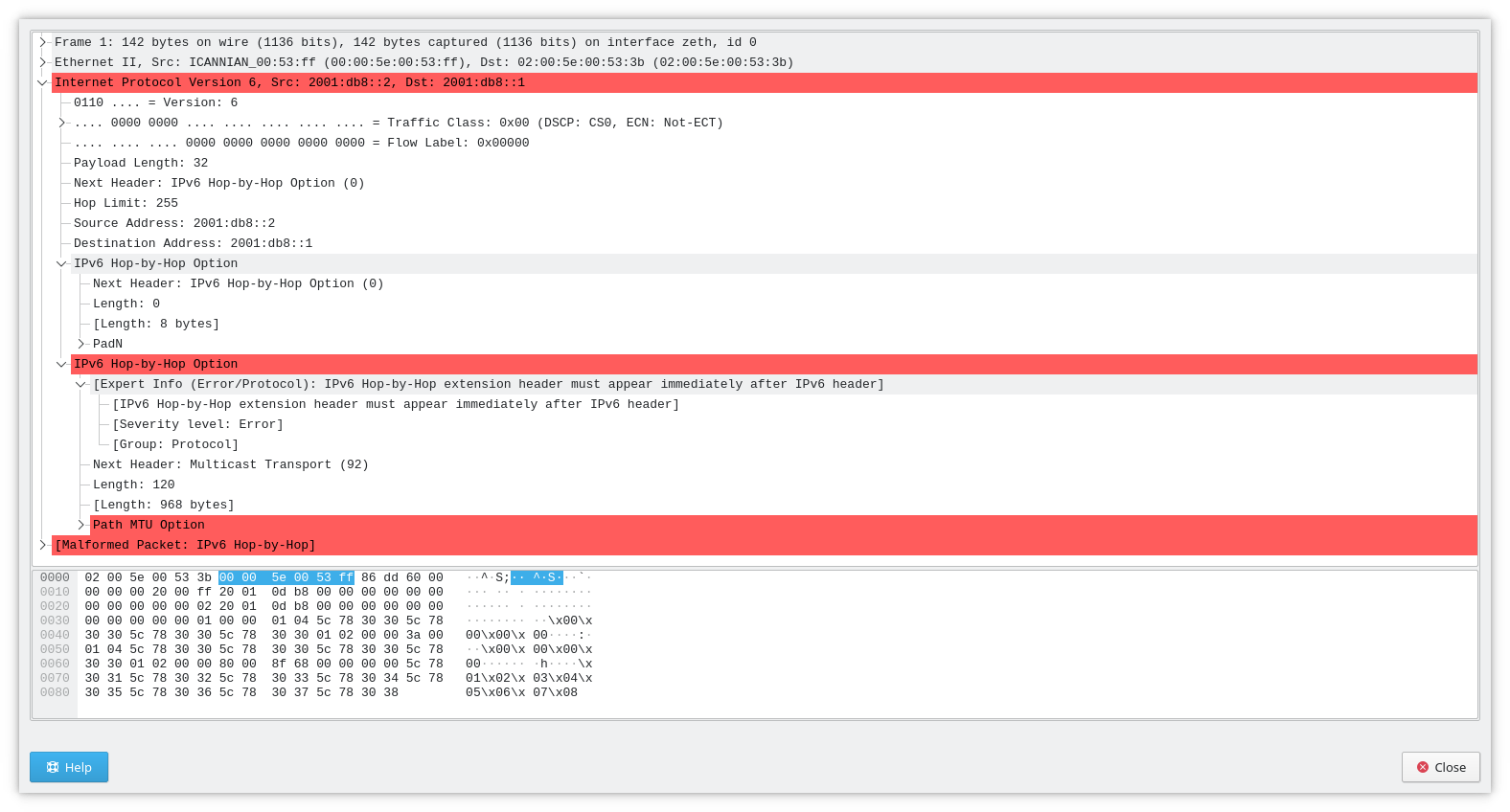 Generating an IPv6 packet with 2 Hop-by-Hop Option headers · Issue #3273 · secdev/scapy · GitHub