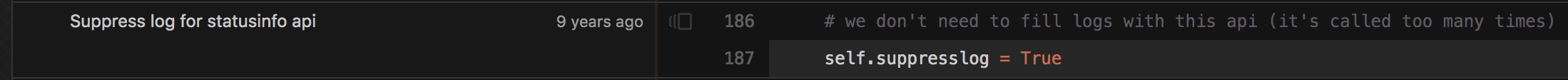Suppress logging for "GET /api/statusinfo HTTP/1.1" · Issue #1247 · E2OpenPlugins/e2openplugin ...