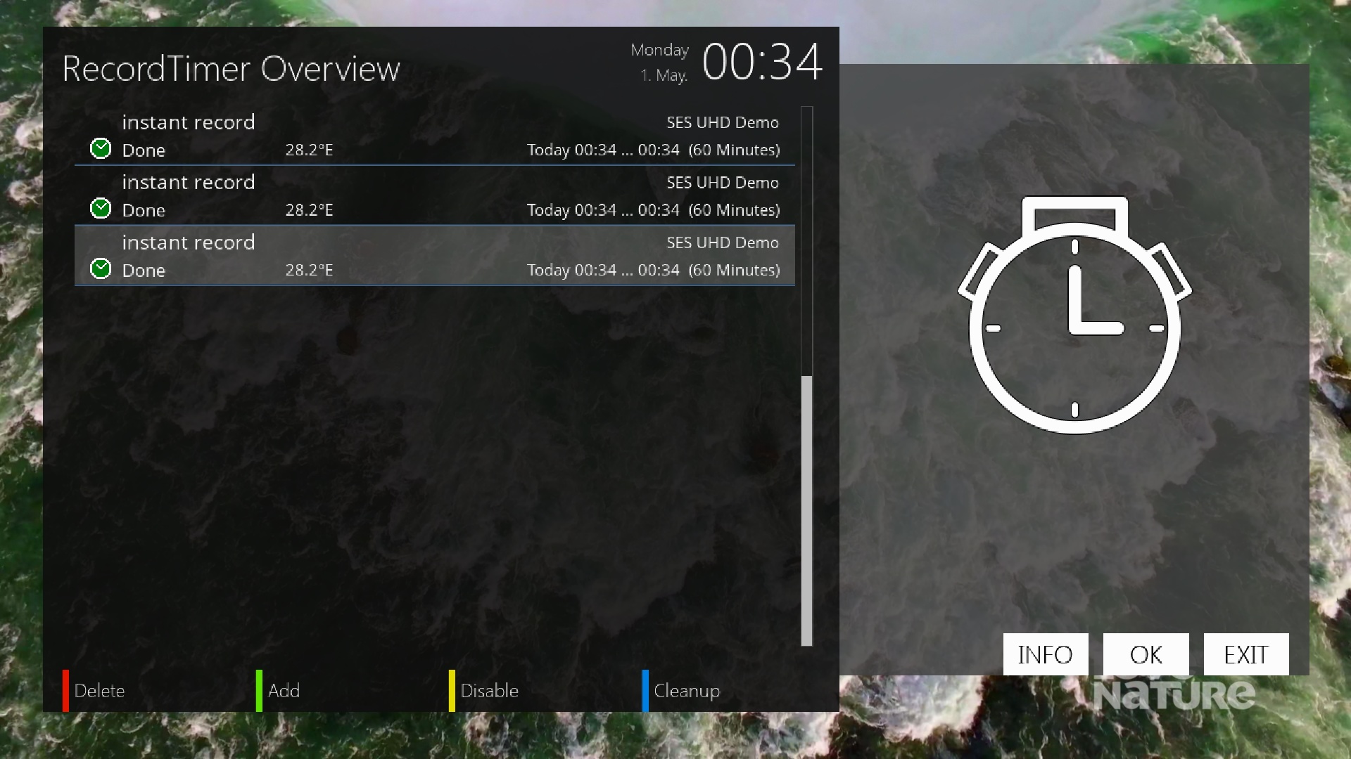 Record Timer List: Completed timer selection shouldn't show `Disable` (yellow) button · Issue ...