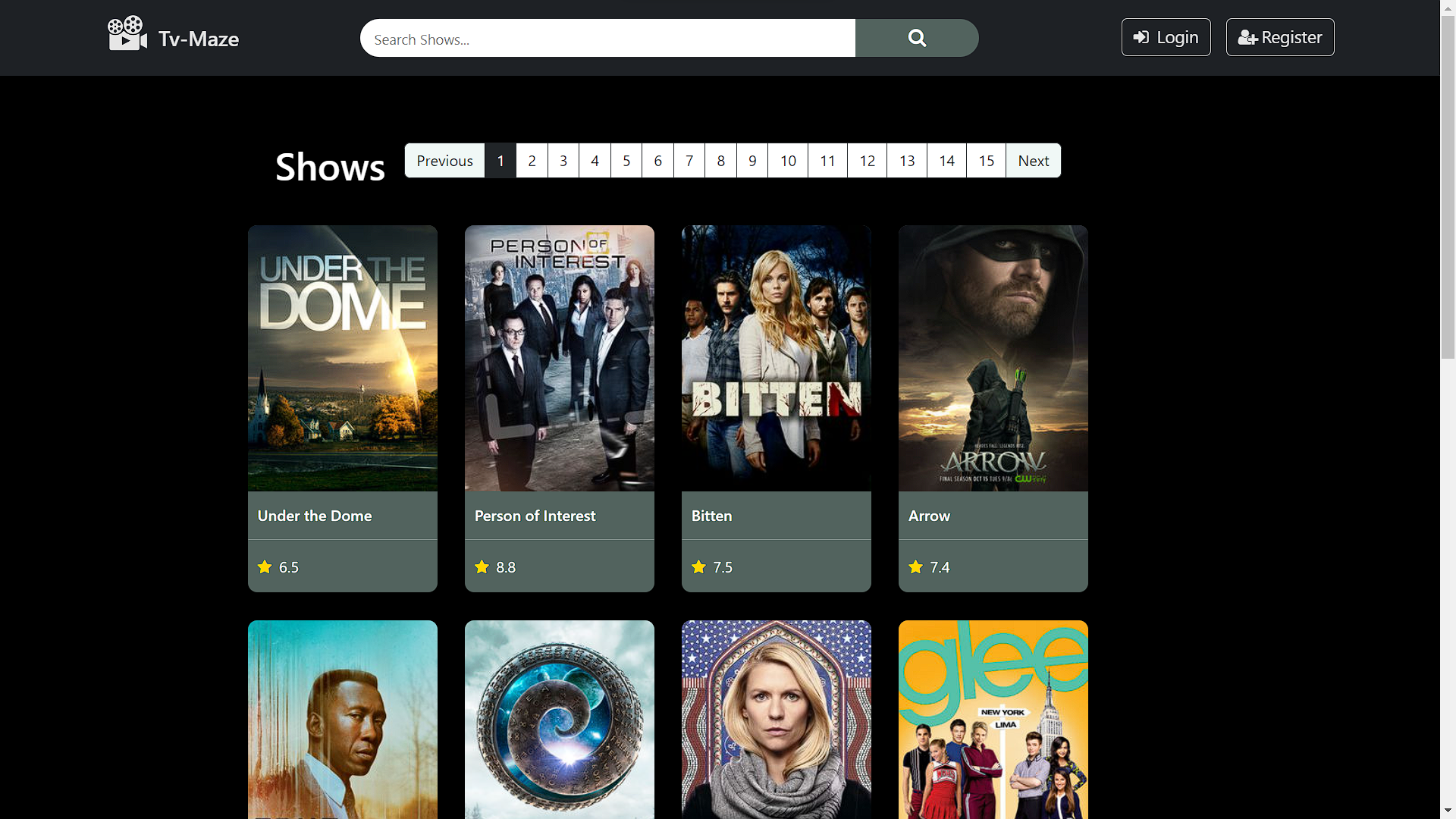 GitHub - odinprince/TV_MAZE_SHOWS