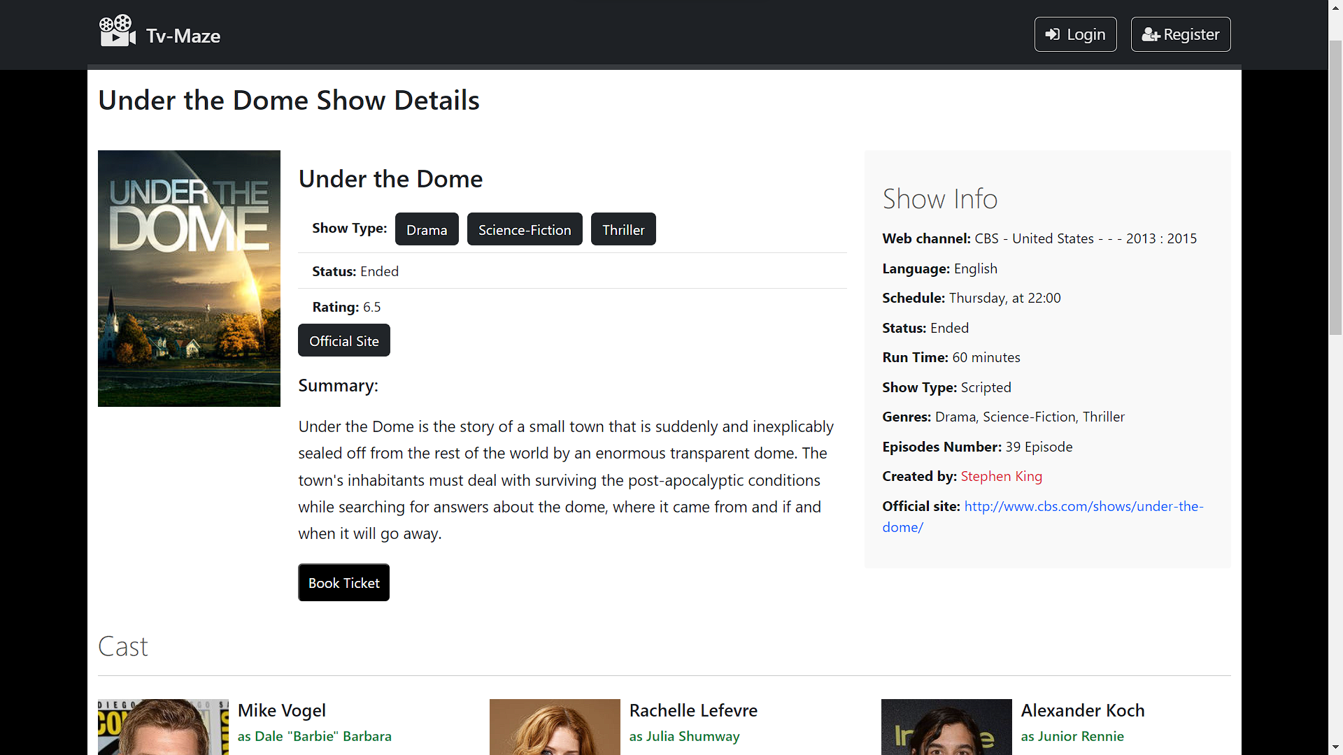 GitHub - odinprince/TV_MAZE_SHOWS