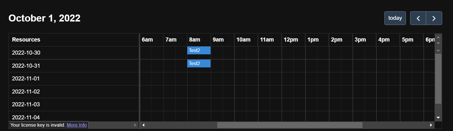 Timeline view with date rows instead of resources · Issue #6024 ...