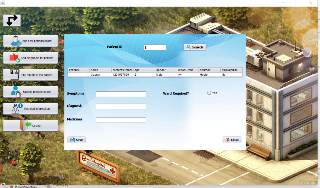 GitHub - madhukartemba/hospital_management_system: Designed a hospital ...