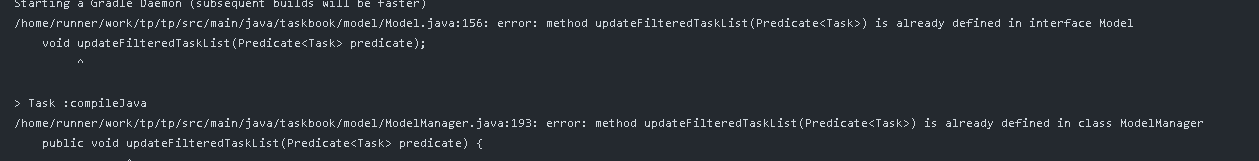 Github CI Gradle interface method overriding bug · Issue #346 · nus-cs2103-AY2223S1/forum · GitHub