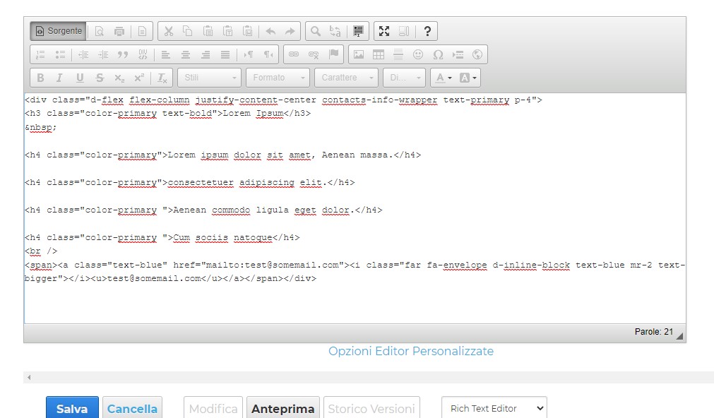 HTML Editor - CSS classes are lost when reopened · Issue #5130 ...