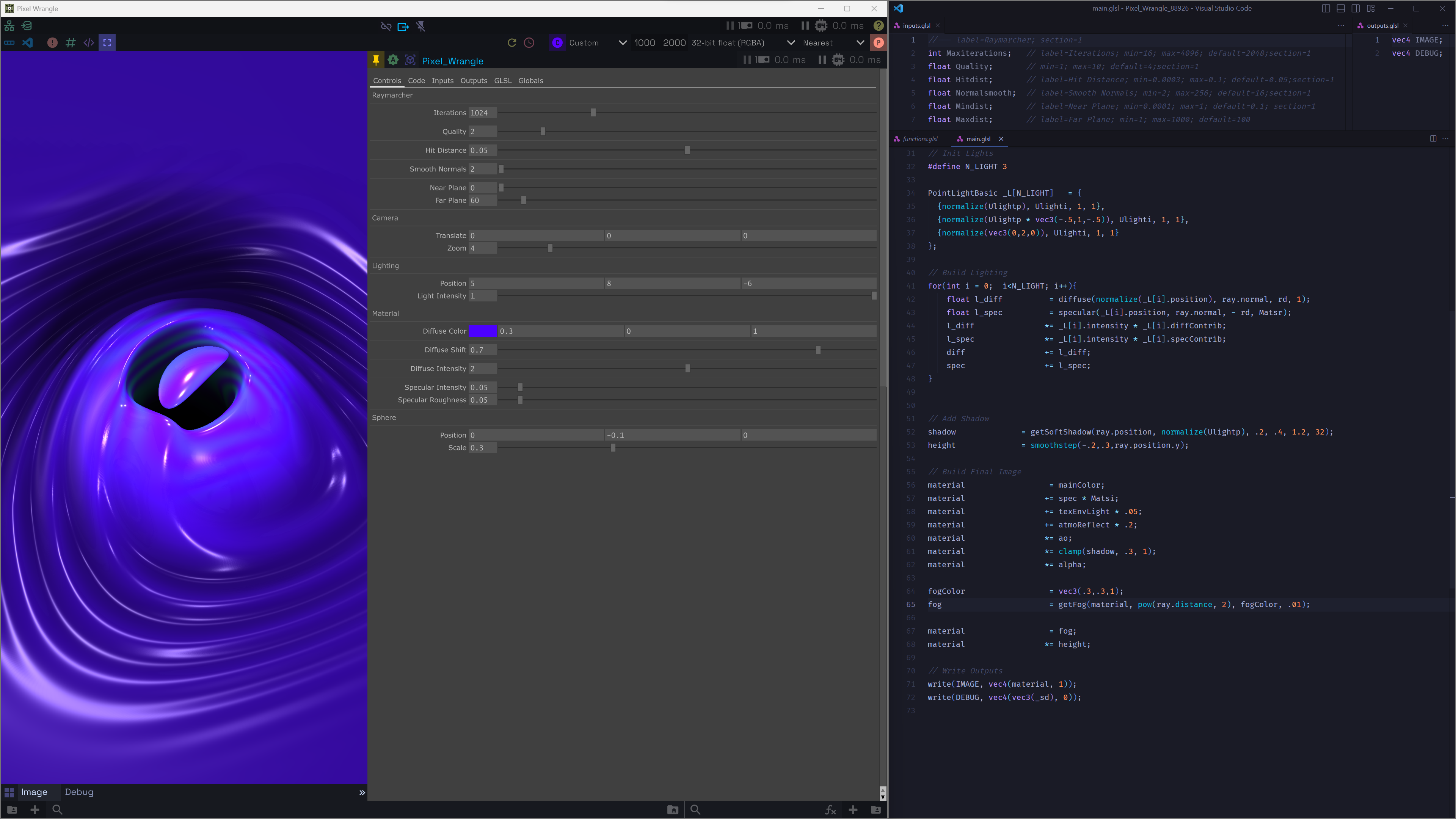 GitHub - miu-lab/Pixel-Wrangle: Pixel Wrangle is a minimalist GLSL framework for Touchdesigner