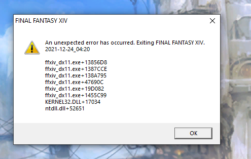 Getting error even after deleting xivalexander · Issue #303 · Soreepeong/XivAlexander · GitHub