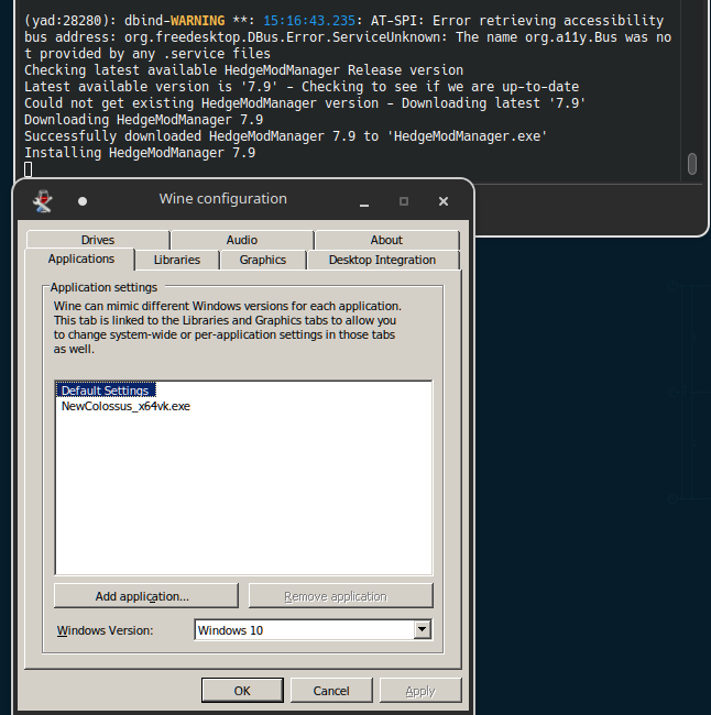 If Hedge Mod Manager fails to execute, pipe output to console · Issue #755 · sonic2kk ...