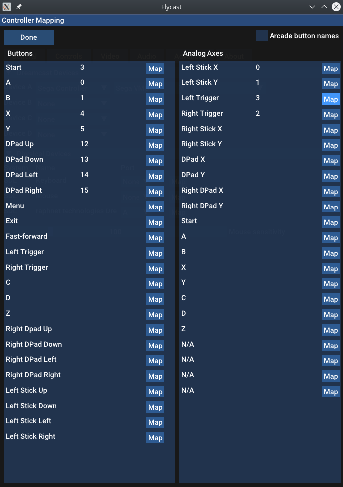 Analog Axis Gamepad Issues - Raphtech Dreamcast Adapter · Issue #122 ...
