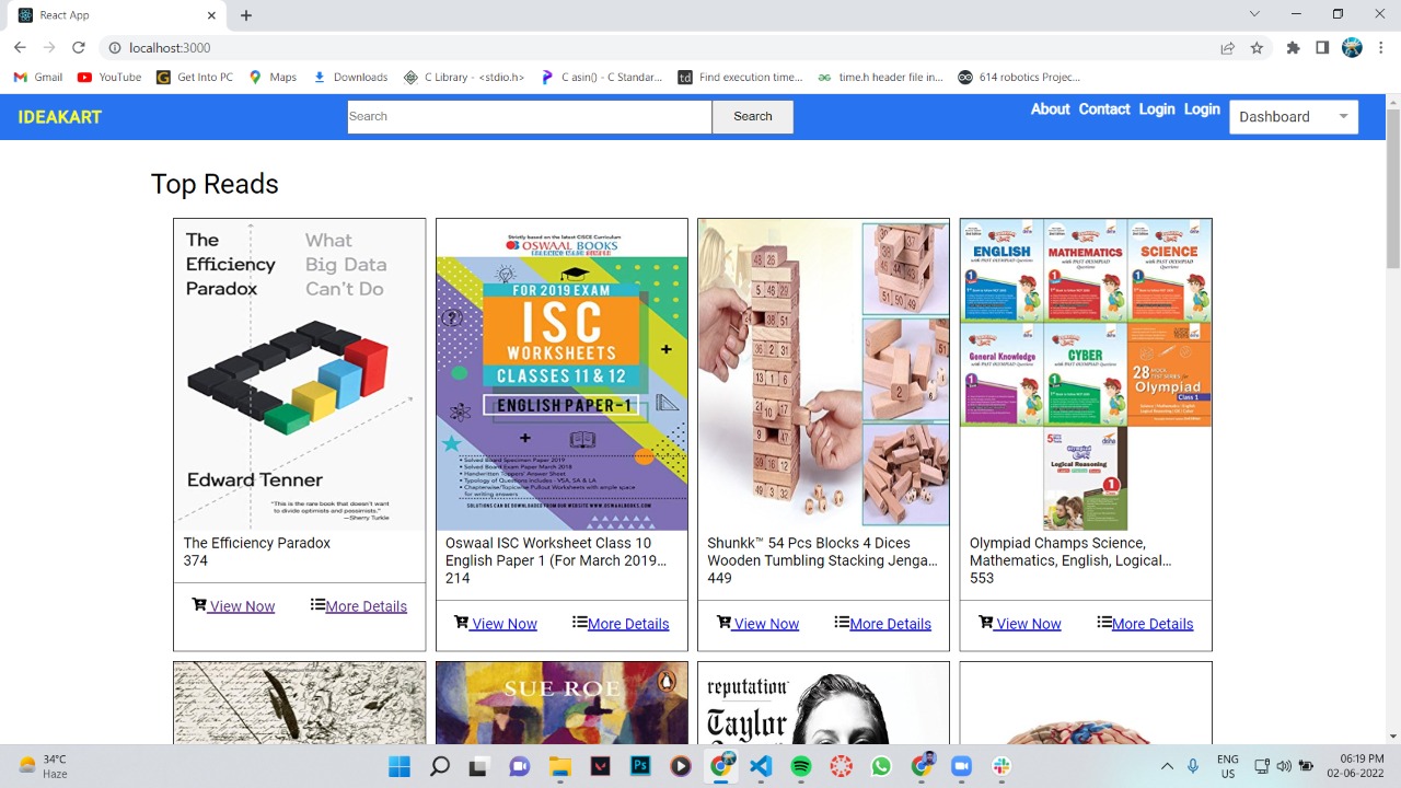 GitHub - Divya3419/Ideakart-clone: This is our construct week project unit-4