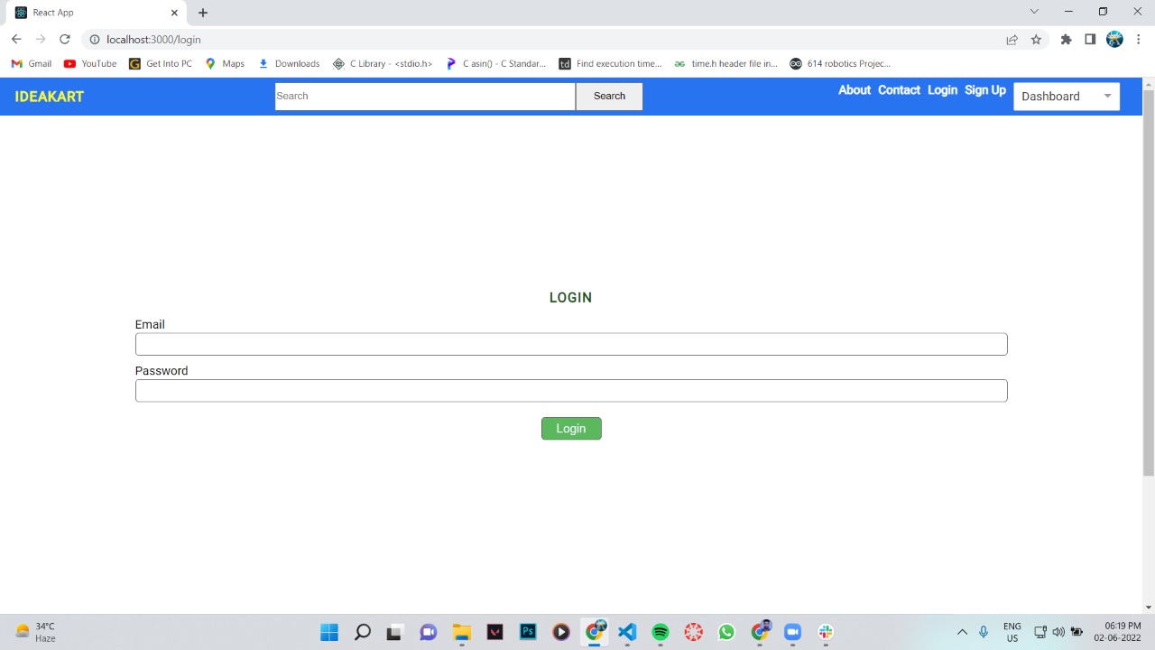 GitHub - Divya3419/Ideakart-clone: This is our construct week project unit-4