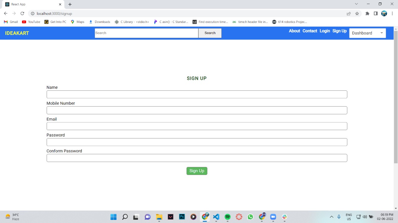 GitHub - Divya3419/Ideakart-clone: This is our construct week project unit-4