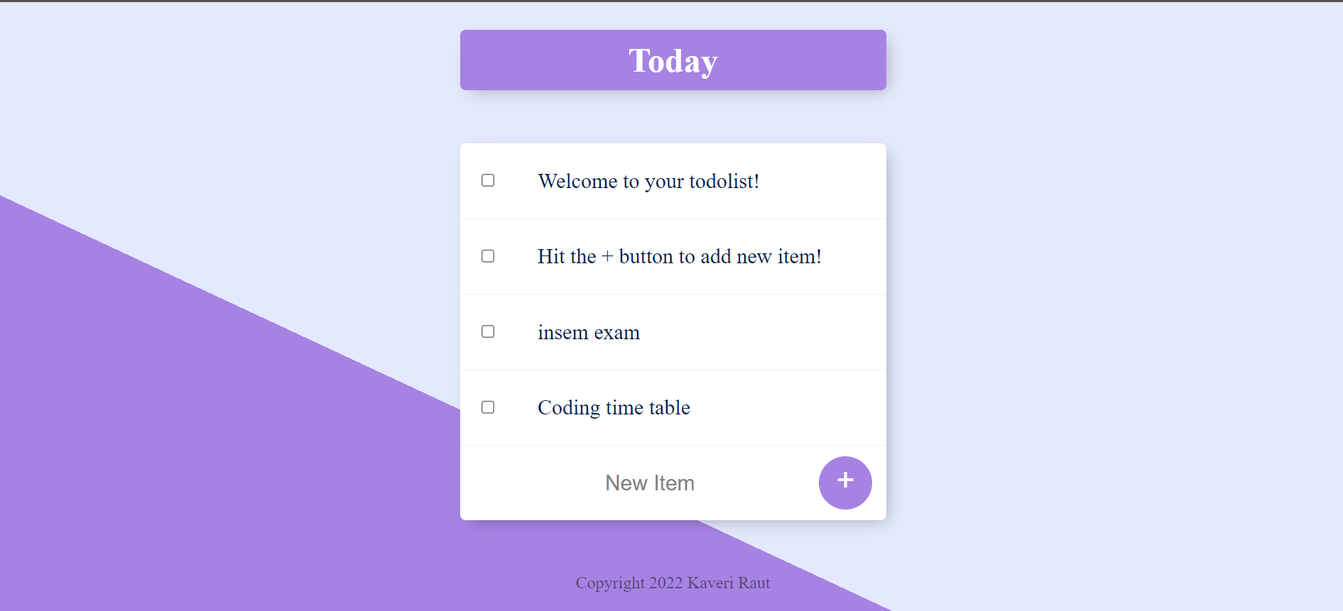 GitHub - KaveriRaut/ToDoList
