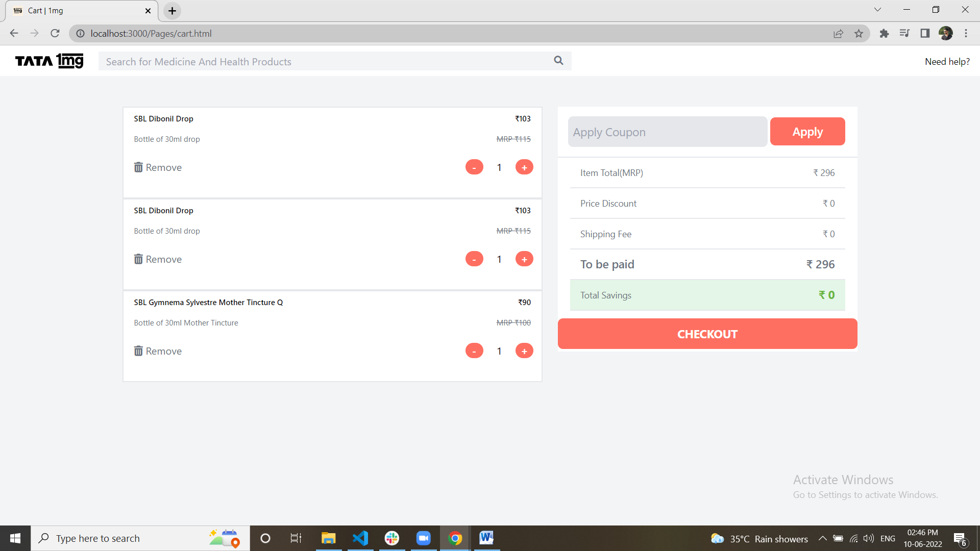 GitHub - parthdeshmukh2/1Mg-Clone: Tata 1mg, previously 1mg, is a healthcare platform based in ...