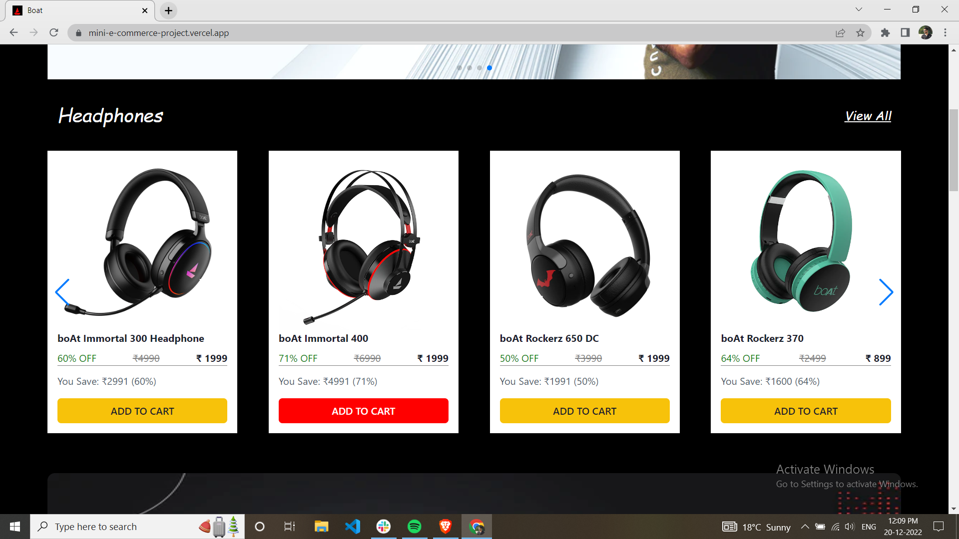 Github Parthdeshmukh2mini E Commerce Project Mini E Commerce Is A Web Application Where You