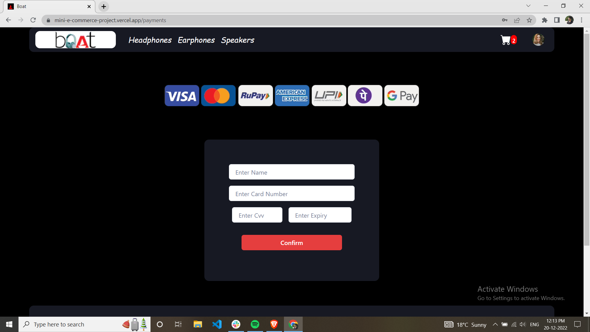 GitHub - parthdeshmukh2/Mini-E-Commerce-Project: Mini E-Commerce is a web application where you ...