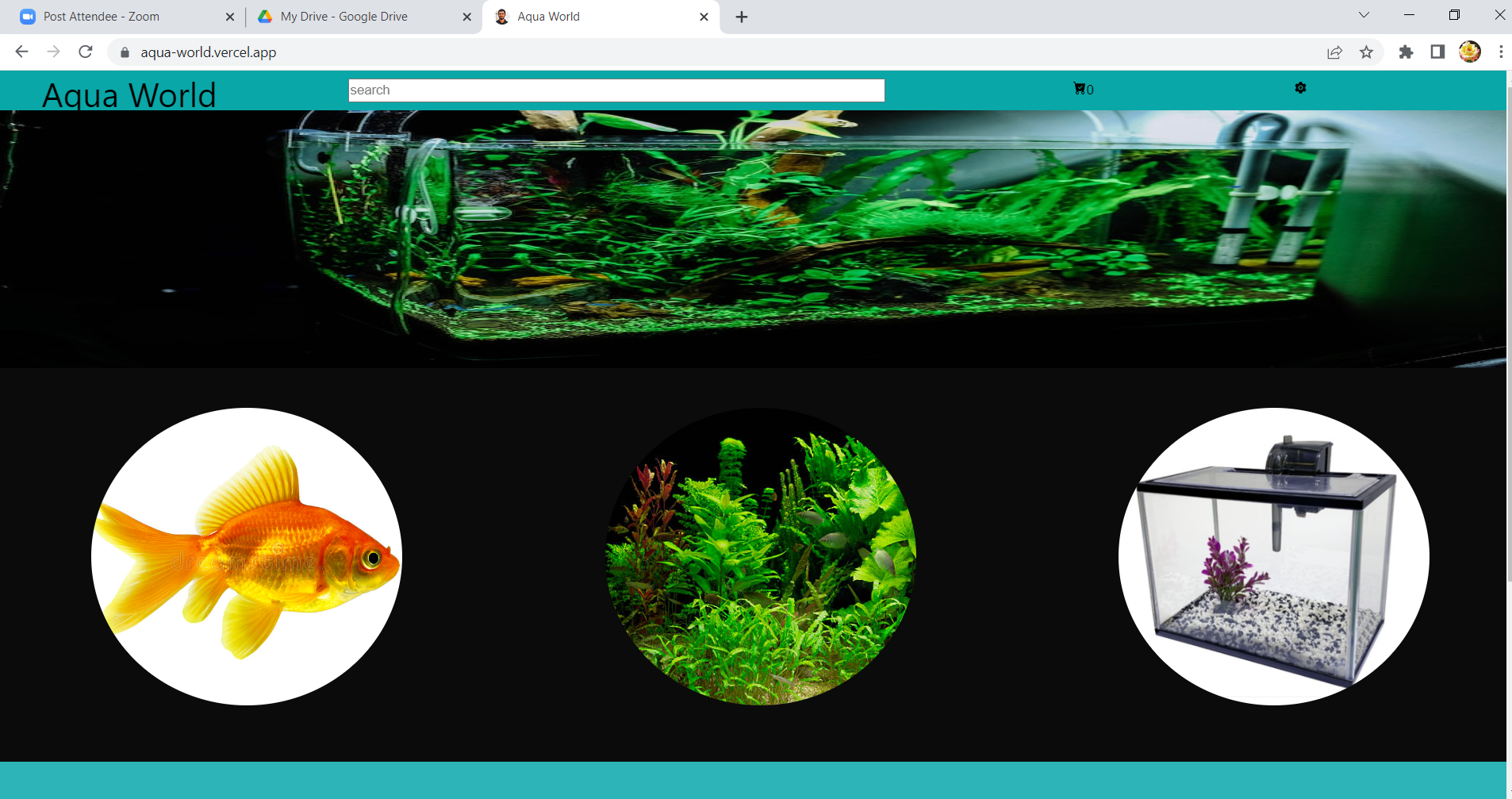 GitHub - sashanka1/Aqua_World: I have created this website with the name Aqua World, which is an ...