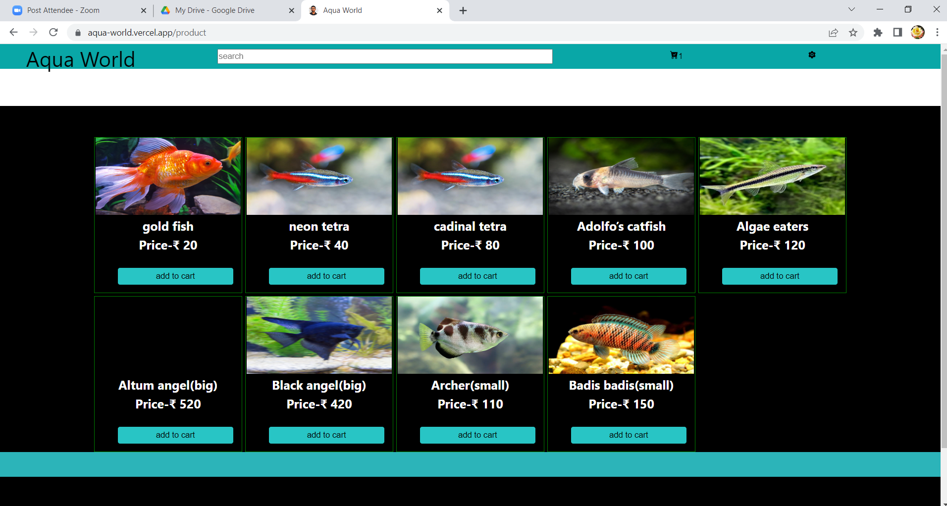 GitHub - sashanka1/Aqua_World: I have created this website with the name Aqua World, which is an ...