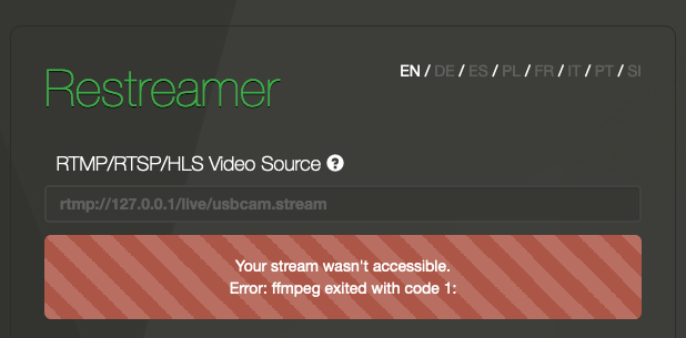 ffmpeg hardware encoding on Rasbperry Pi · Issue #148 · datarhei/restreamer · GitHub