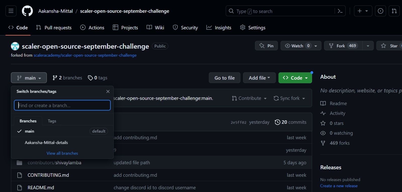 Challenge1_Aakansha-Mittal · Issue #978 · scaleracademy/scaler-open-source-september-challenge ...