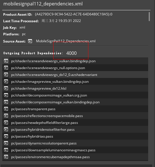 AP handles asset dependencies performance issues · Issue #7901 · o3de/o3de · GitHub