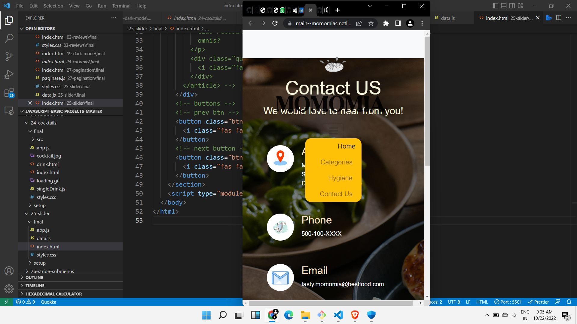 Making menu aligned at proper position/ · Issue #206 · RIKI-05/MOMOMIA · GitHub
