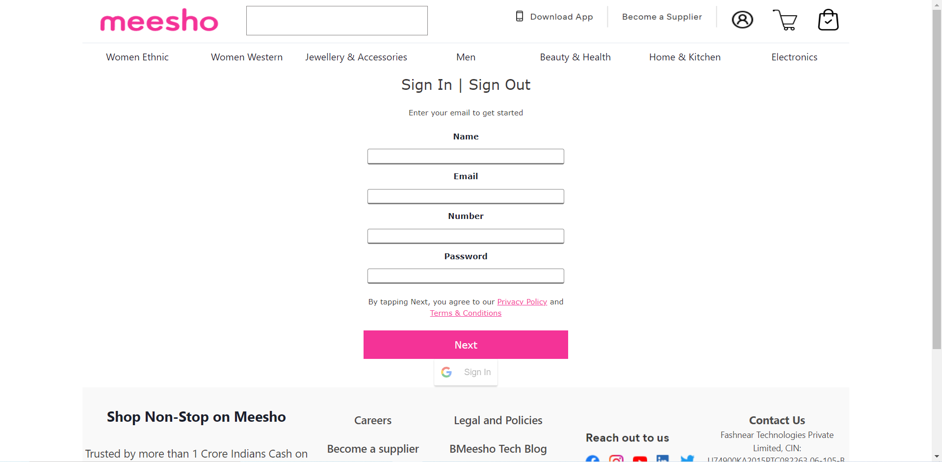 GitHub - minakshikalambe/unit6_project: Clone of meesho.com this was my 6th unit project. I ...