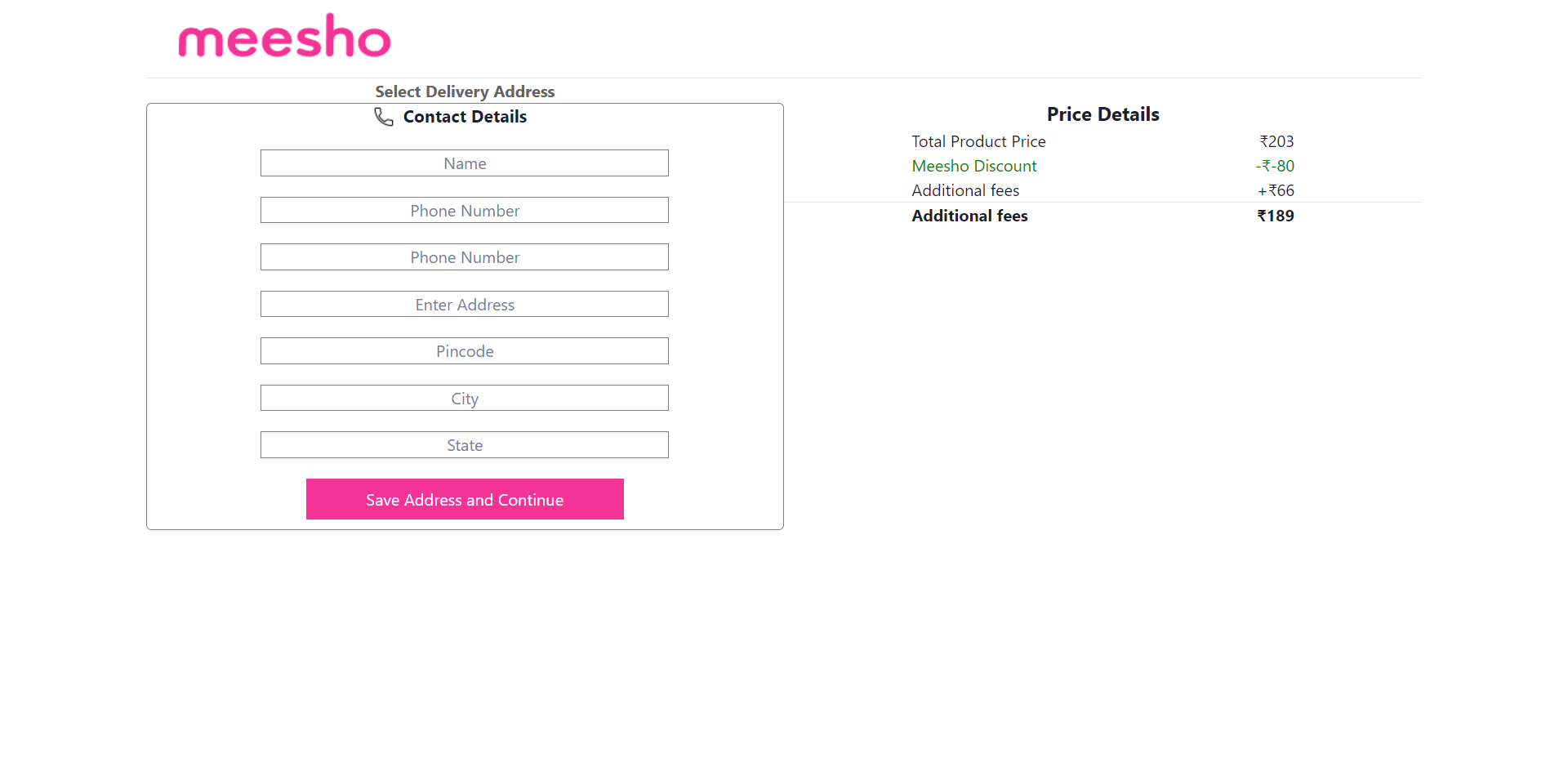 GitHub - minakshikalambe/unit6_project: Clone of meesho.com this was my 6th unit project. I ...