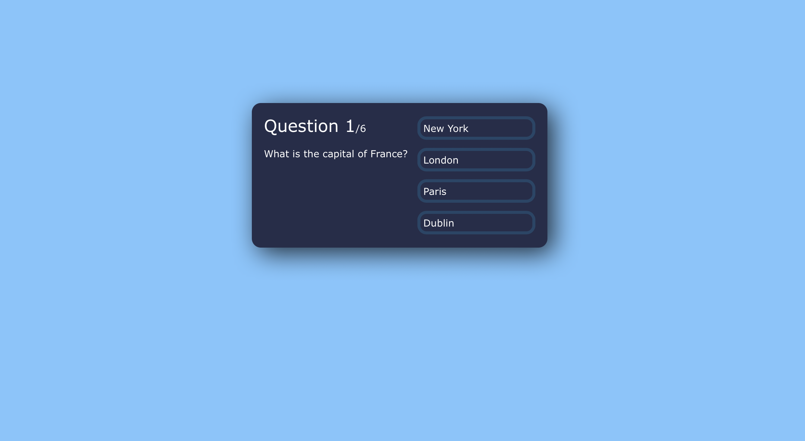 GitHub - duvbarrett/react-quiz-app