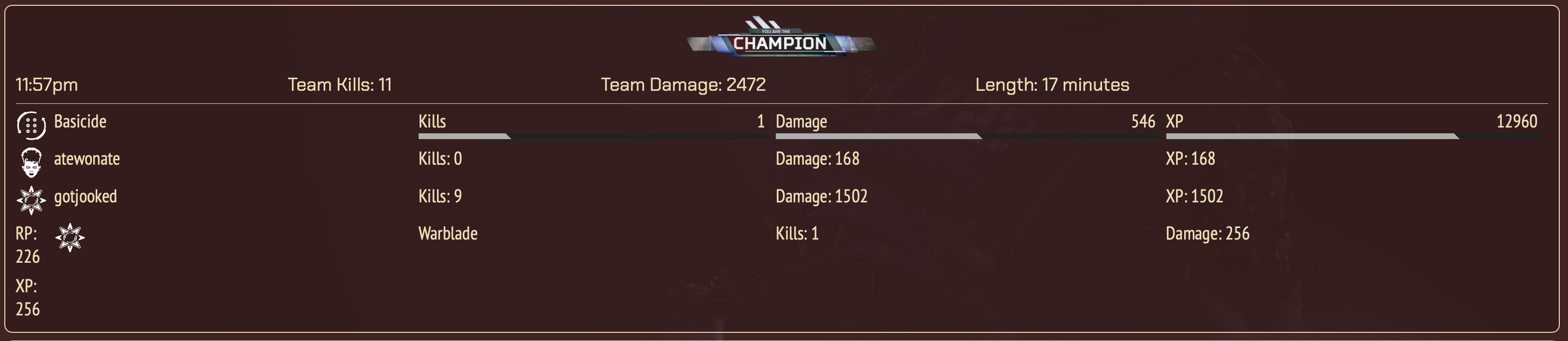 Fix bug where people who played ranked games show up on player's boards that are not ranked ...