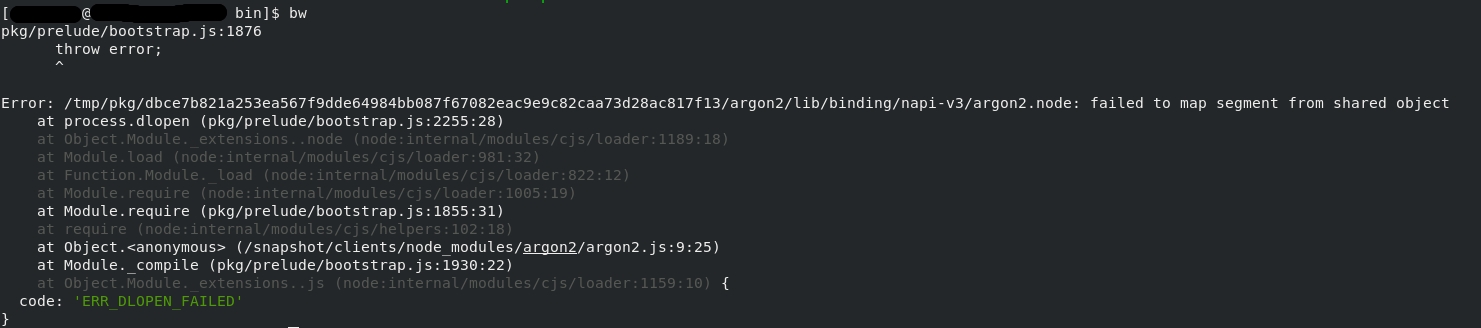 Firefox browser extension reporting "The operation failed for an operation-specific reason" on ...