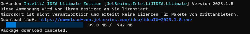 [Package Issue]: JetBrains.IntelliJIDEA.Ultimate when using winget install it installs outdated ...
