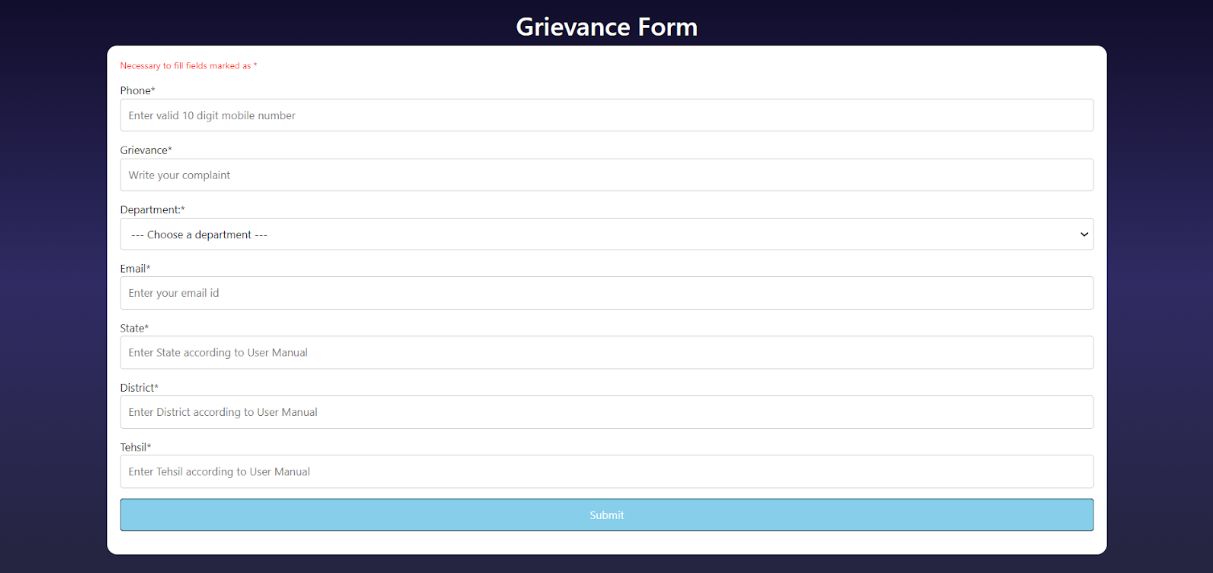 GitHub - shivangi806/Grievance-Portal