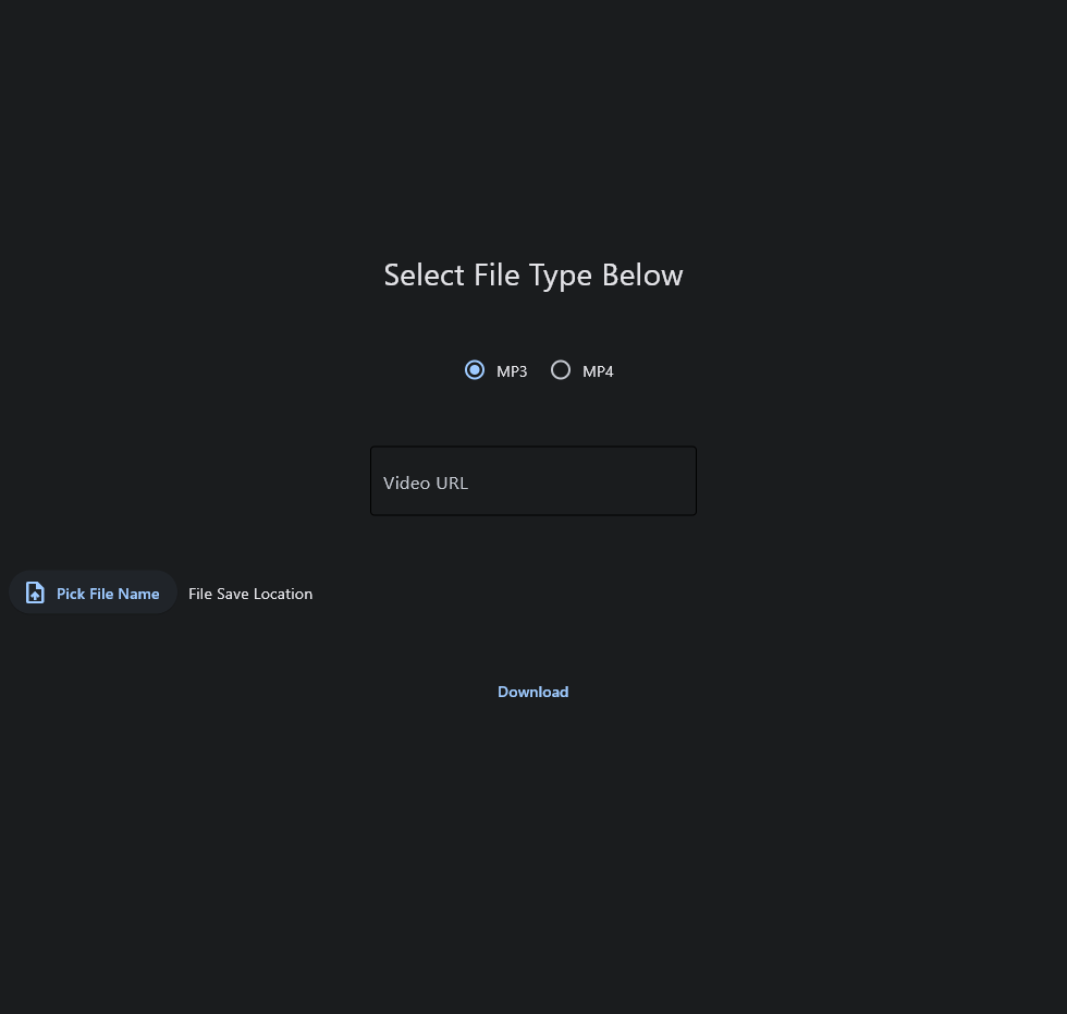 GitHub - ChristianS2001/YoutubeMP4Downloader: This is going to be able to download youtube ...