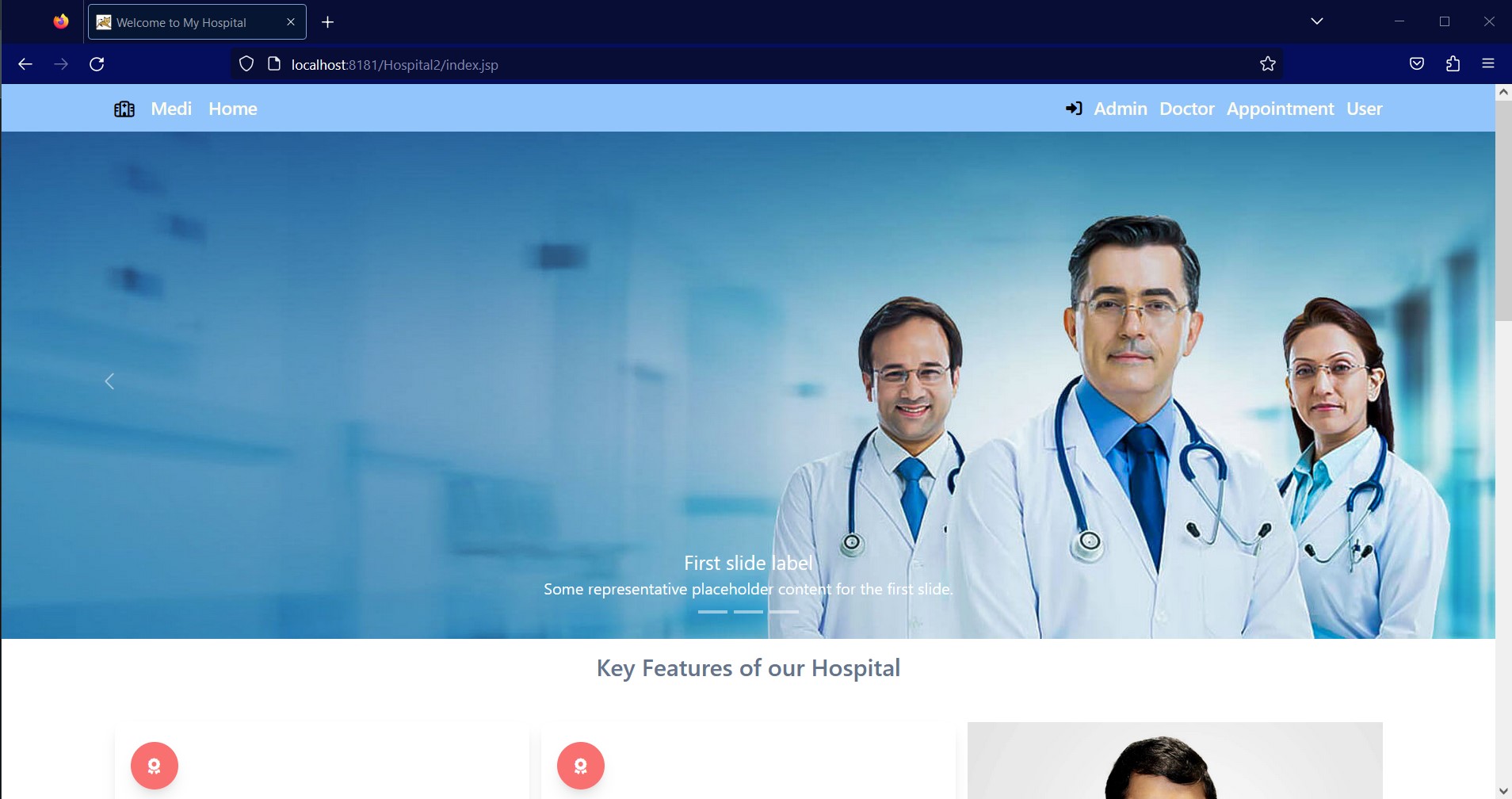 GitHub - neerajjangid12/Hospital-mangement: Hospital management website ...