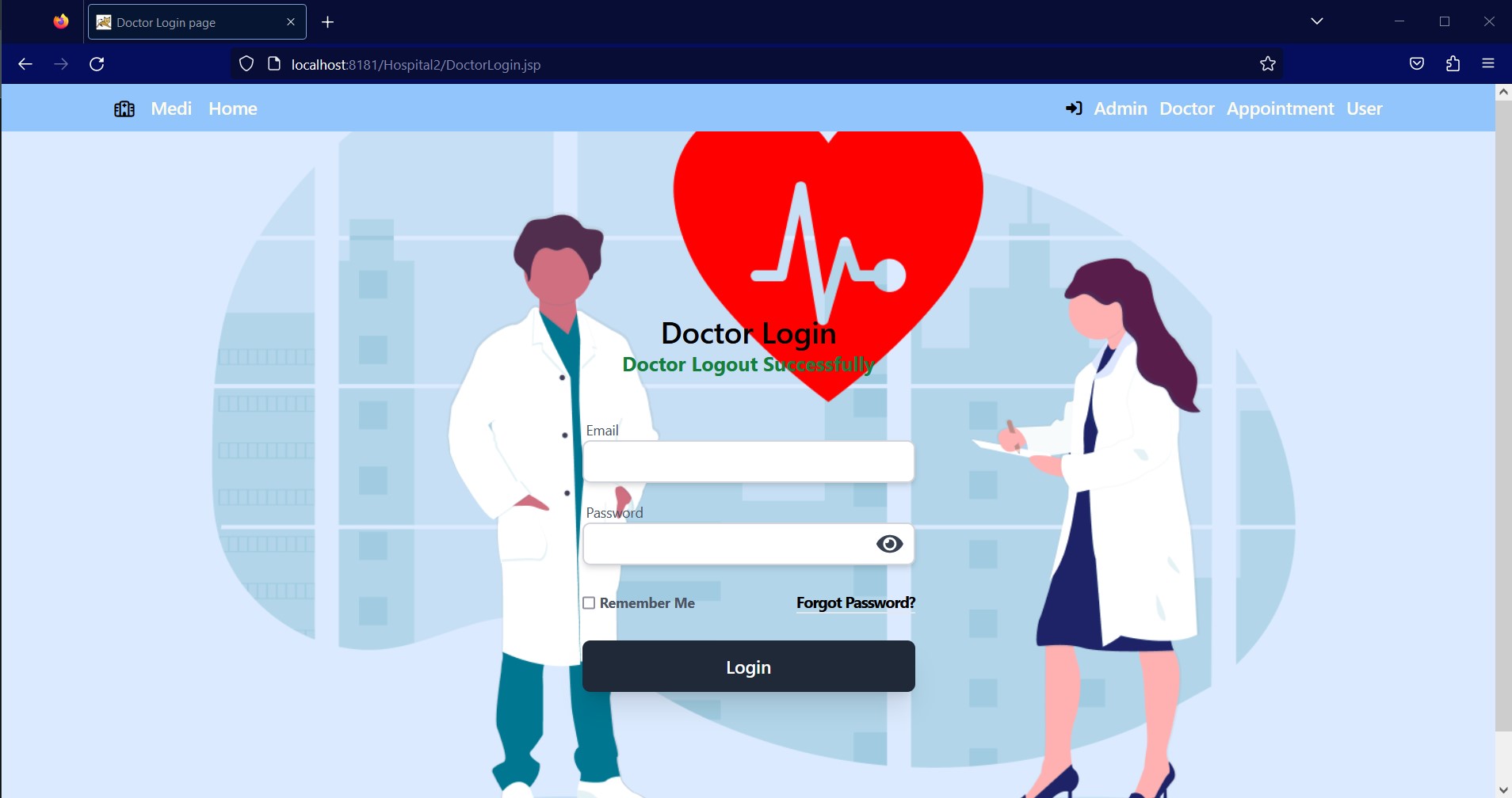 GitHub - neerajjangid12/Hospital-mangement: Hospital management website ...