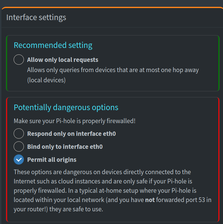 DNSMASQ_LISTENING is ignored on docker start · Issue #1211 · pi-hole ...