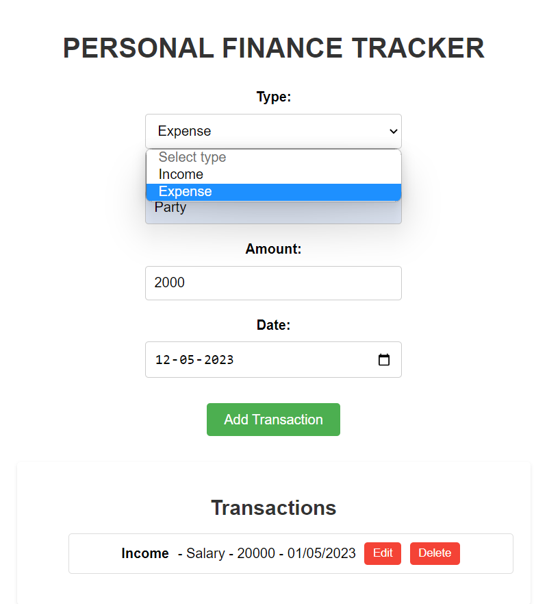 GitHub - AashiGoel/Personal-Finance-Tracker: Track your income ... GitHub - AashiGoel/Personal-Finance-Tracker: Track your income ...