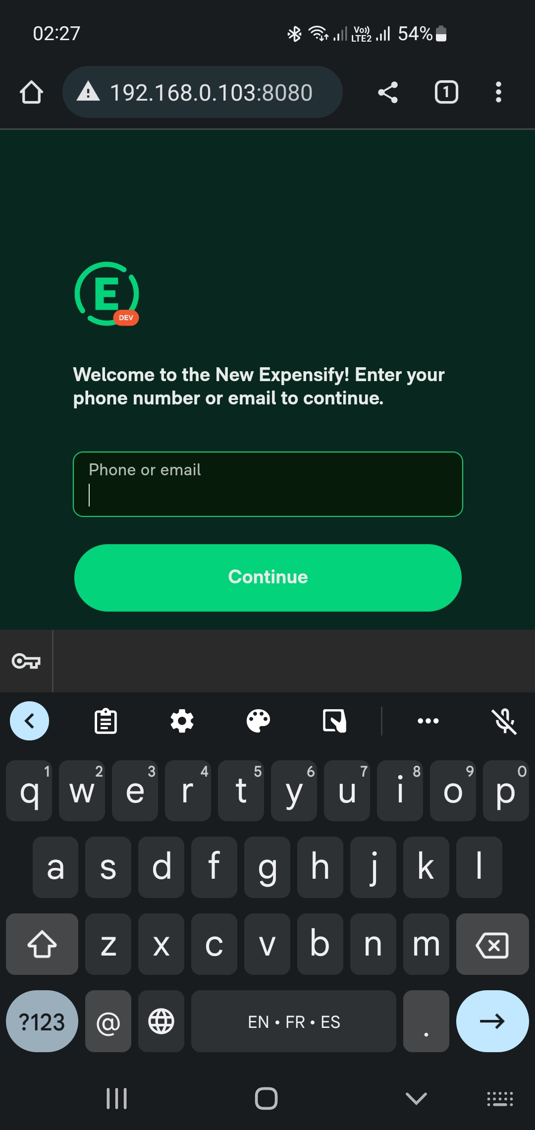 [$2000] Login page content jumps when the connection status is changed · Issue #13876 ...