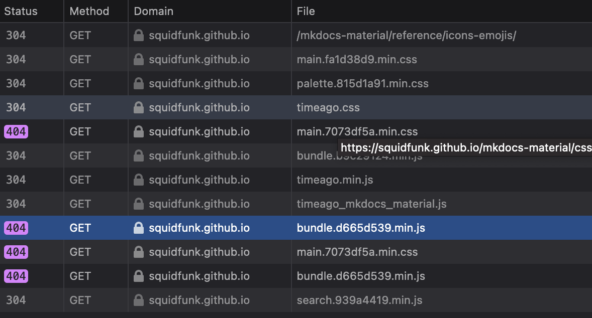 squidfunk.github.io Emoji Search No Results · Issue #4591 · squidfunk/mkdocs-material · GitHub