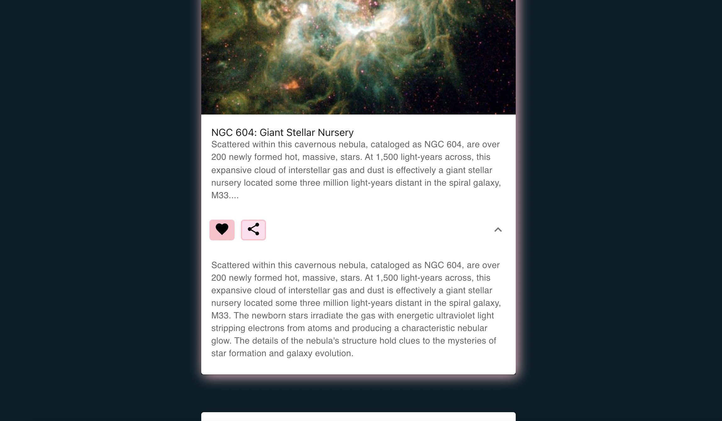 GitHub - huiwenxchen/nasa: React app -- display APOD feed from NASA's API