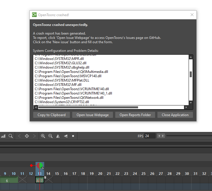 crash while undoing · Issue #4940 · opentoonz/opentoonz · GitHub
