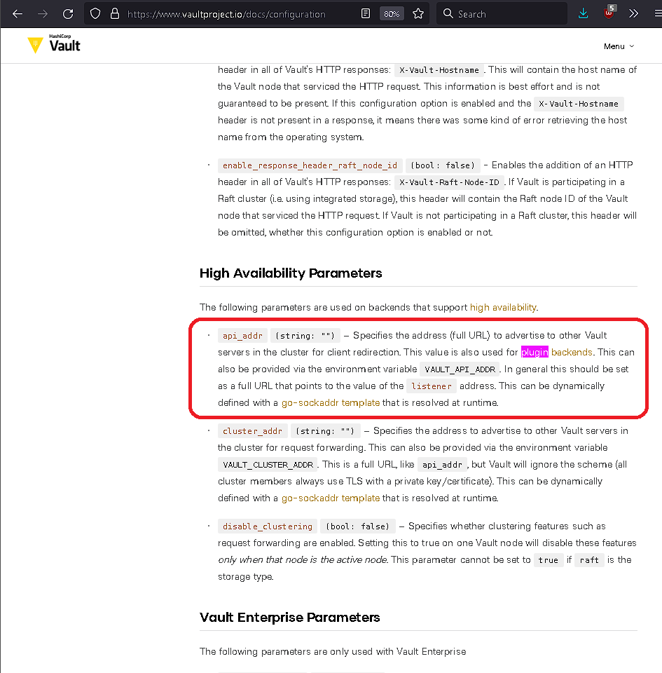 Require Apiaddr When Starting Vault · Issue 6487 · Hashicorpvault · Github 8792