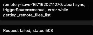[Bug]: 同步时频繁出现Request failed, status 503 · Issue #201 · remotely-save/remotely-save · GitHub