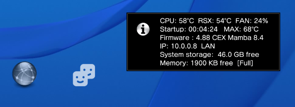 webMAN-MOD not showing System Storage or other information · Issue #730 · aldostools/webMAN-MOD ...